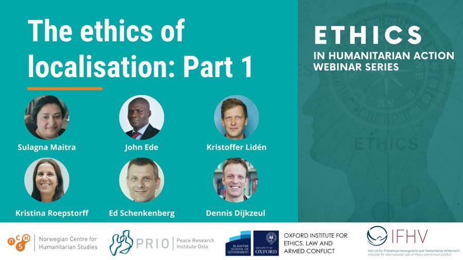 The ethics of localisation in humanitarian action (Part 1) – Peace ...