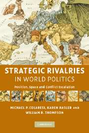 Strategic Rivalries in World Politics: Position, Space and Conflict ...