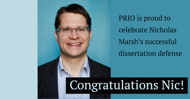 Successful Thesis Defense by Nicholas Marsh – Peace Research Institute ...