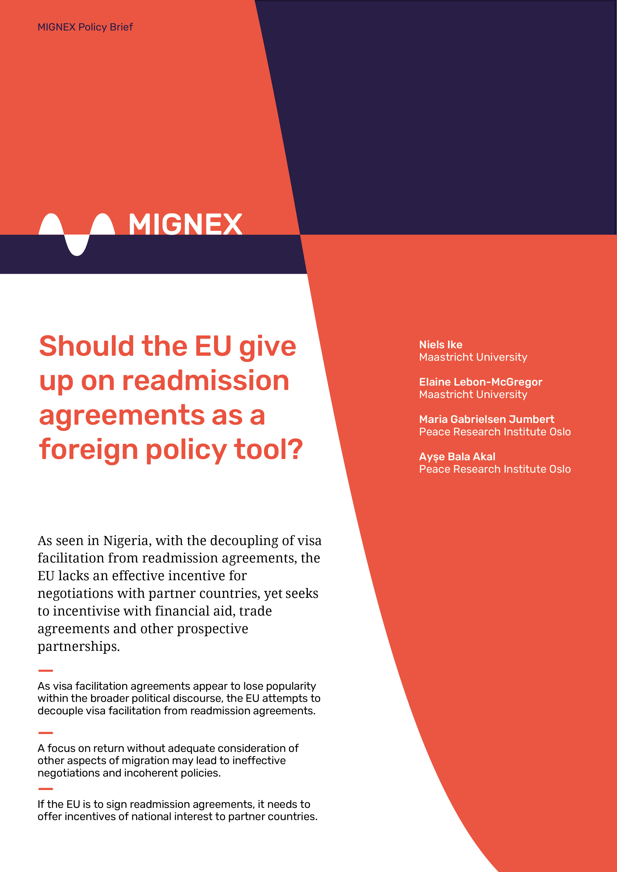 Should the EU give up on readmission agreements as a foreign policy tool? – Peace Research ...