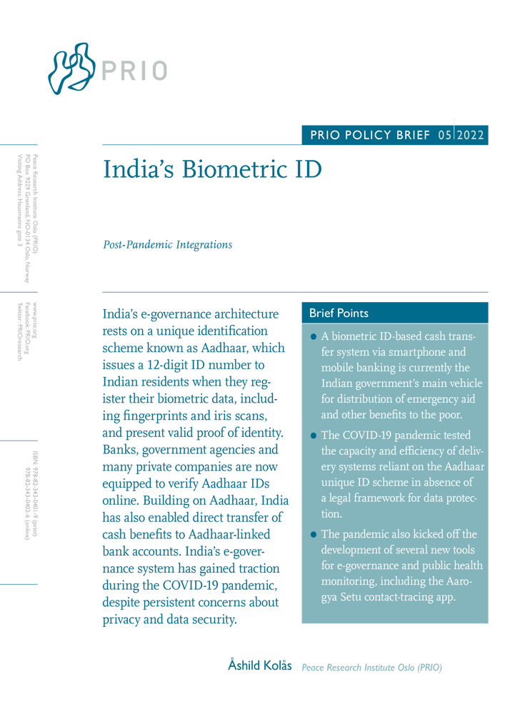 India's Biometric ID: Post-Pandemic Integrations – Peace Research ...
