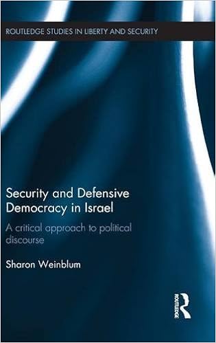 "Security and Defensive Democracy in Israel. A critical approach to ...